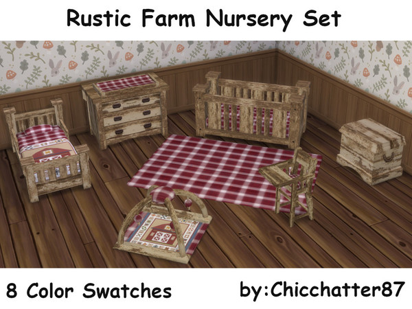 The Sims Resource | Rustic Farm Nursery Set