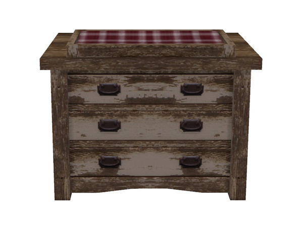 The Sims Resource | Rustic Farm Changing Table