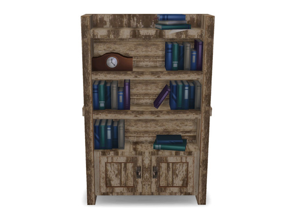 The Sims Resource | Rustic Farm Bookcase