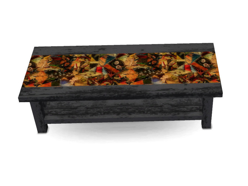 The Sims Resource - Rustic Farm Coffee Table