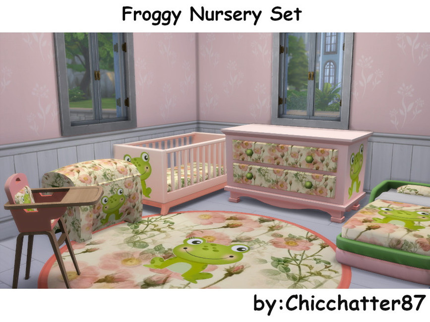 The Sims Resource - Froggy Nursery Set