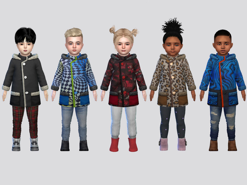 The Sims Resource - Coat Jacket Toddler
