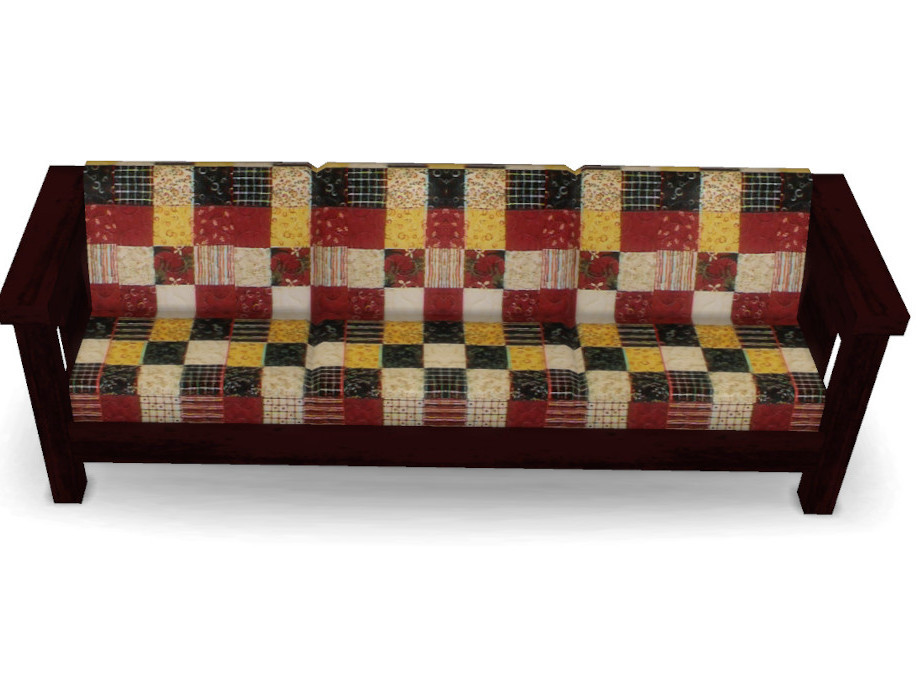 The Sims Resource | Rustic Farm Sofa