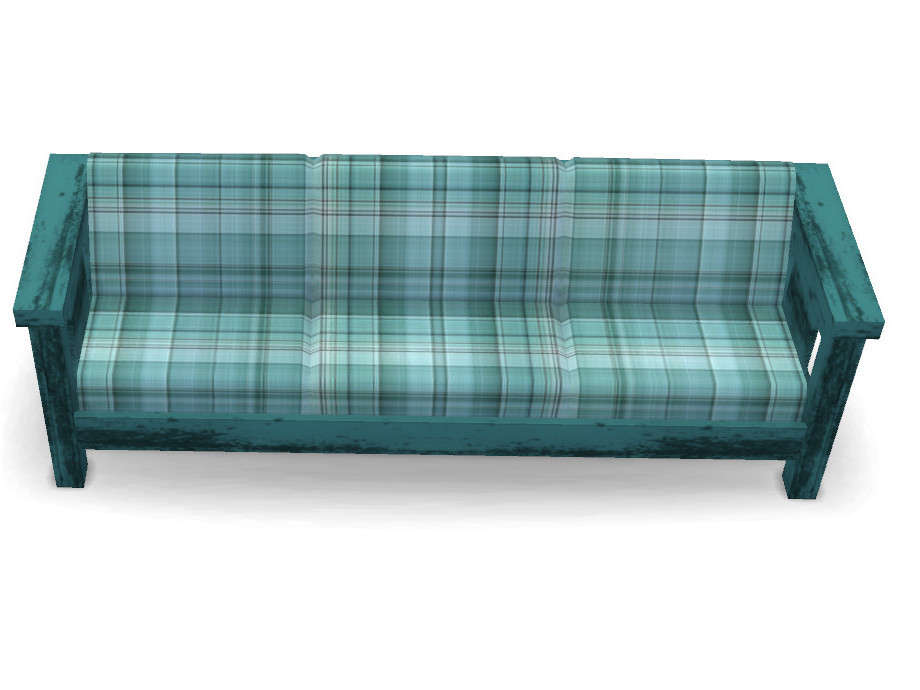 The Sims Resource | Rustic Farm Sofa