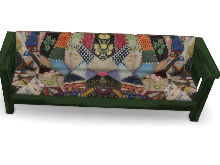 The Sims Resource | Rustic Farm Sofa