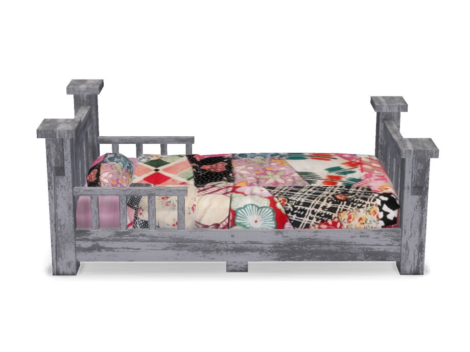The Sims Resource | Rustic Farm Toddler Bed