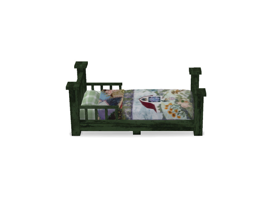 The Sims Resource | Rustic Farm Toddler Bed