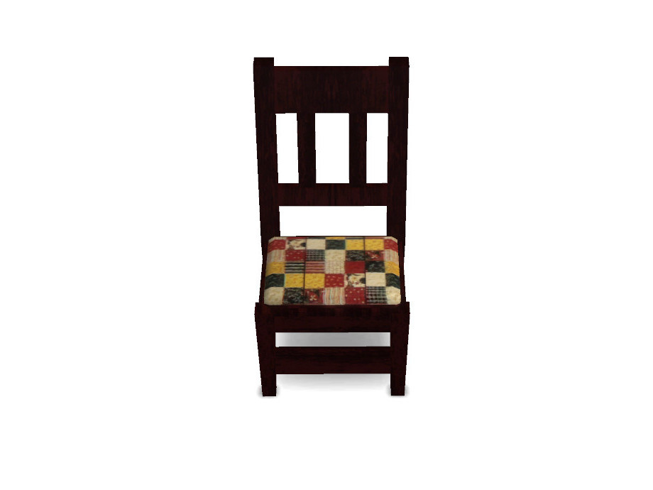 The Sims Resource | Rustic Farm Dining Chair