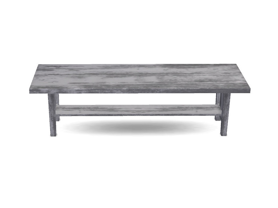 The Sims Resource | Rustic Farm Dining Table Large