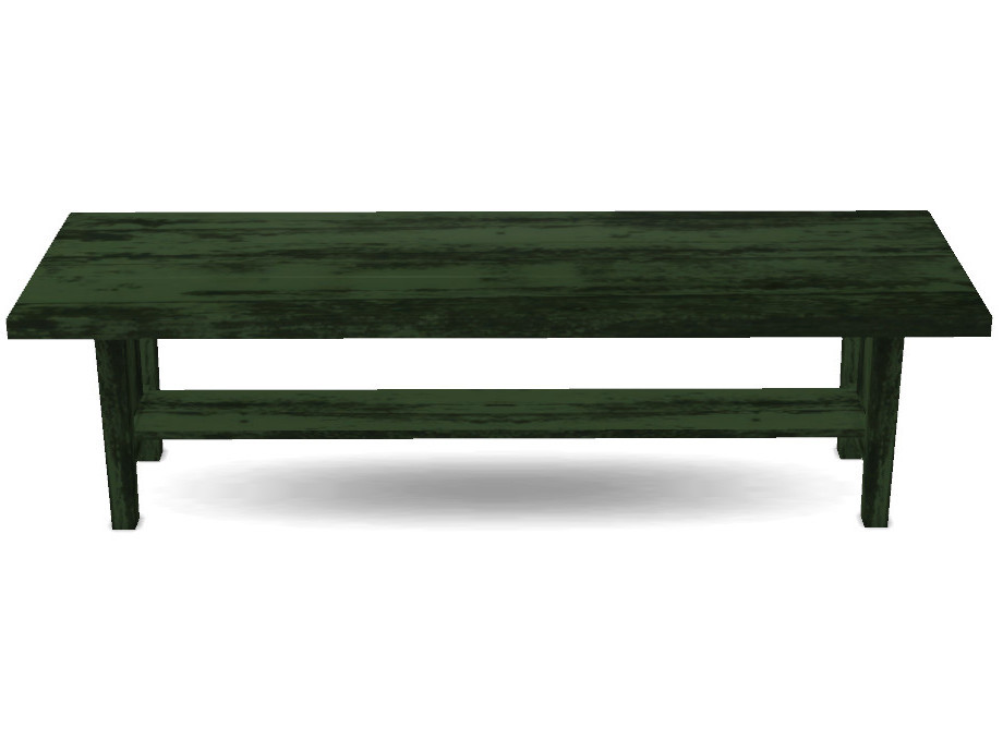 The Sims Resource | Rustic Farm Dining Table Large