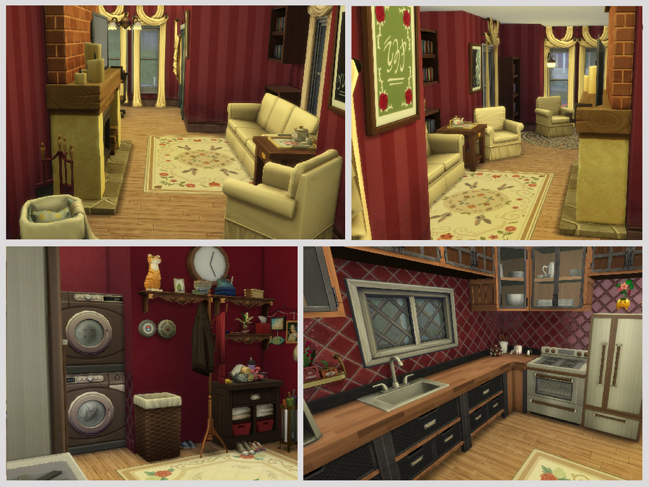 The Sims Resource | Main square house no cc