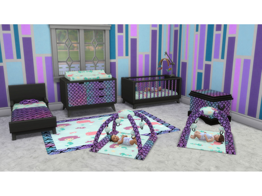 The Sims Resource - Mermaid Nursery Set