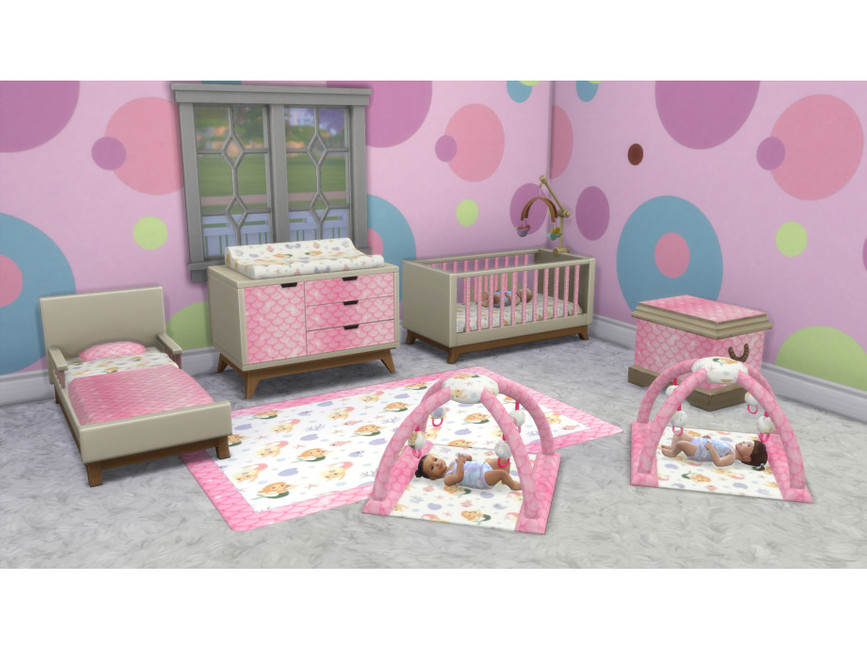 The Sims Resource - Mermaid Nursery Set