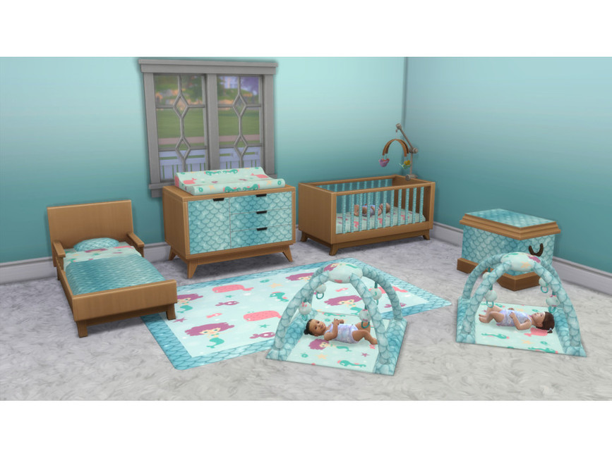 The Sims Resource - Mermaid Nursery Set