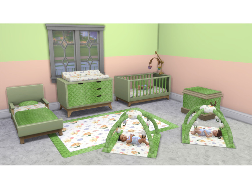 The Sims Resource - Mermaid Nursery Set
