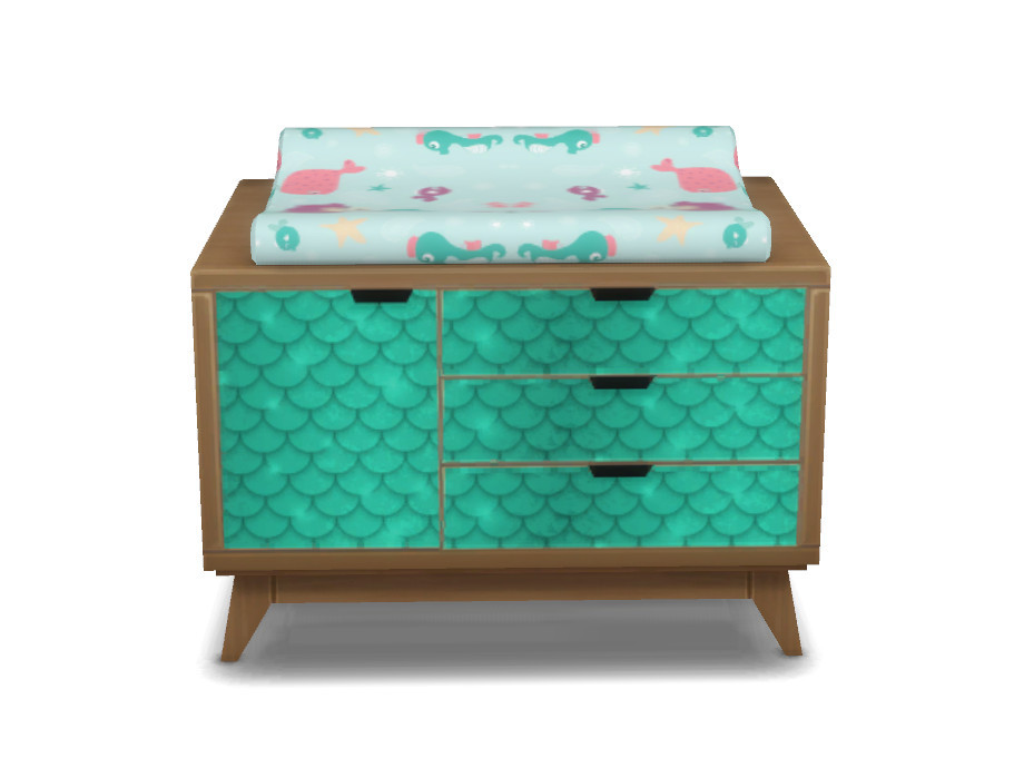 The Sims Resource | Mermaid Changing Table
