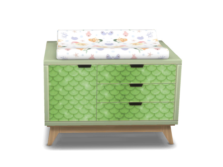 The Sims Resource | Mermaid Changing Table
