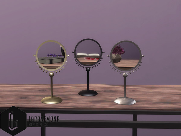 The Sims Resource | HEX - Modern witch living room - Steel mirror