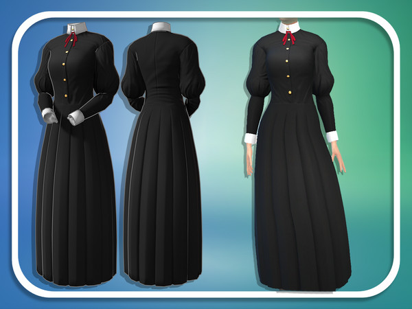 The Sims Resource | Maid Dress