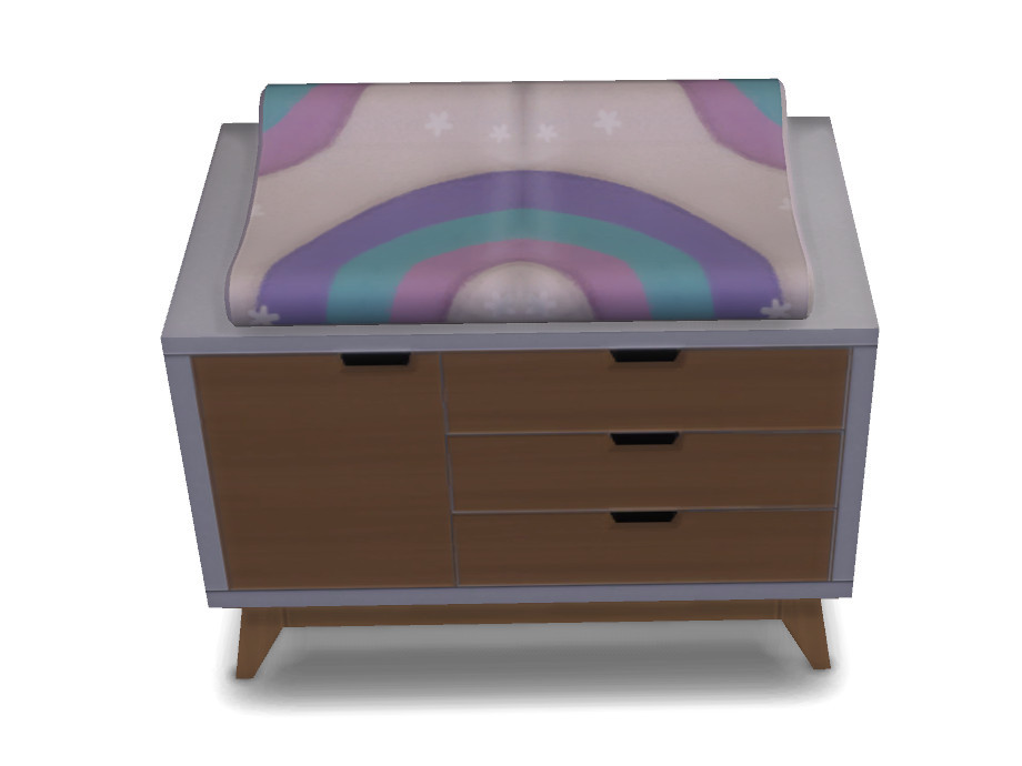 The Sims Resource | Fun Prints Changing Table (Growing Together)