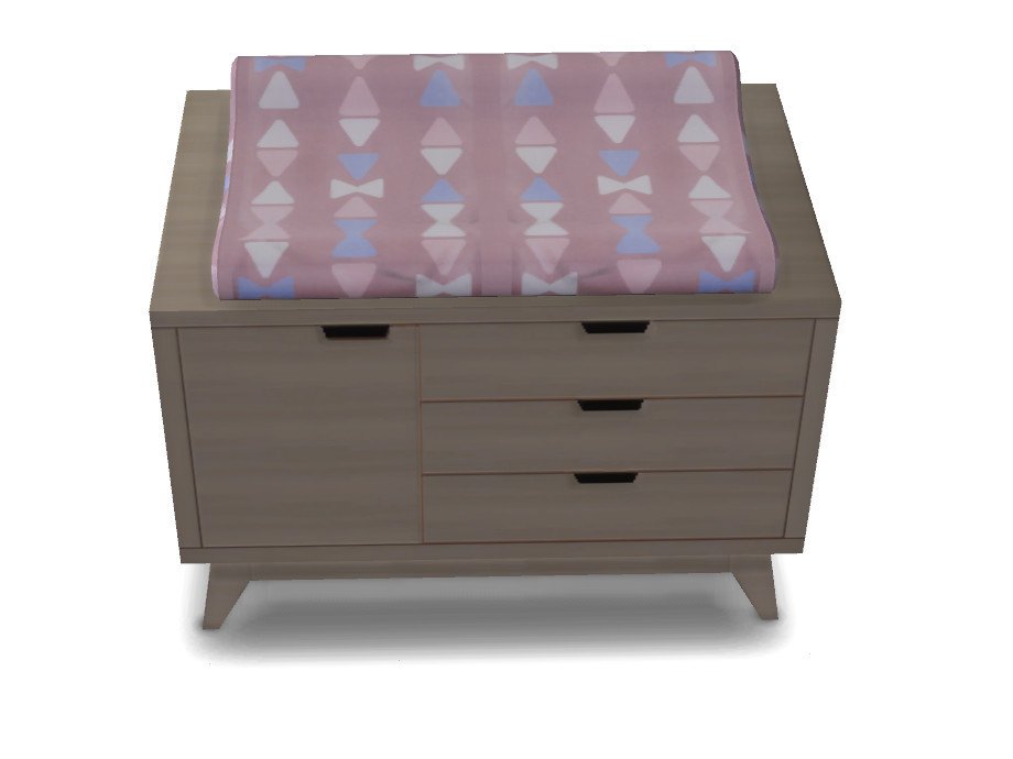 The Sims Resource | Fun Prints Changing Table (Growing Together)