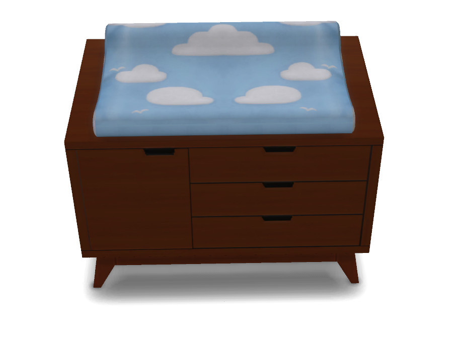 The Sims Resource | Fun Prints Changing Table (Growing Together)