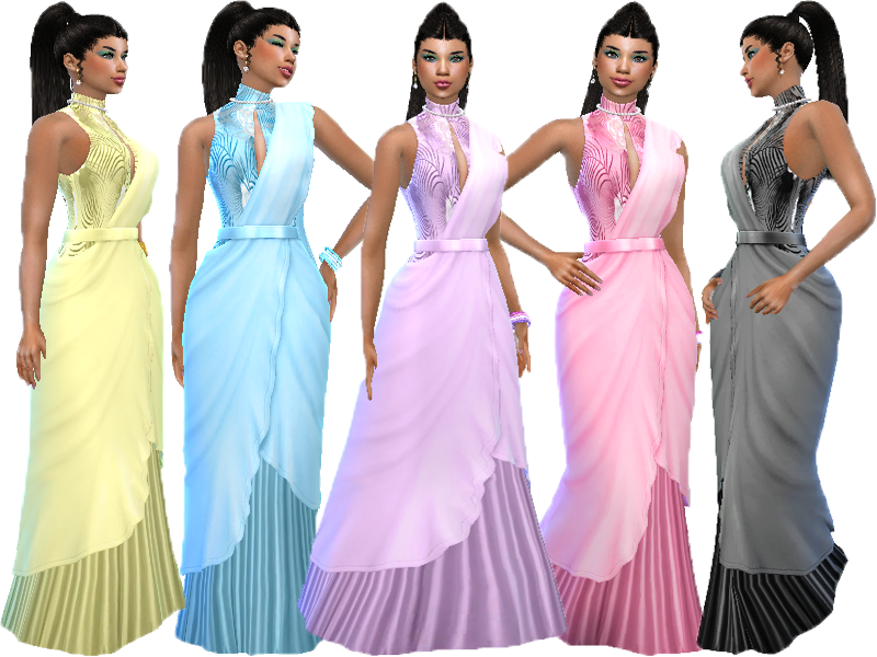 The Sims Resource | Saree Long recolor