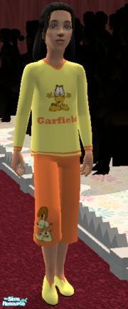 The Sims Resource | Garfield outfit