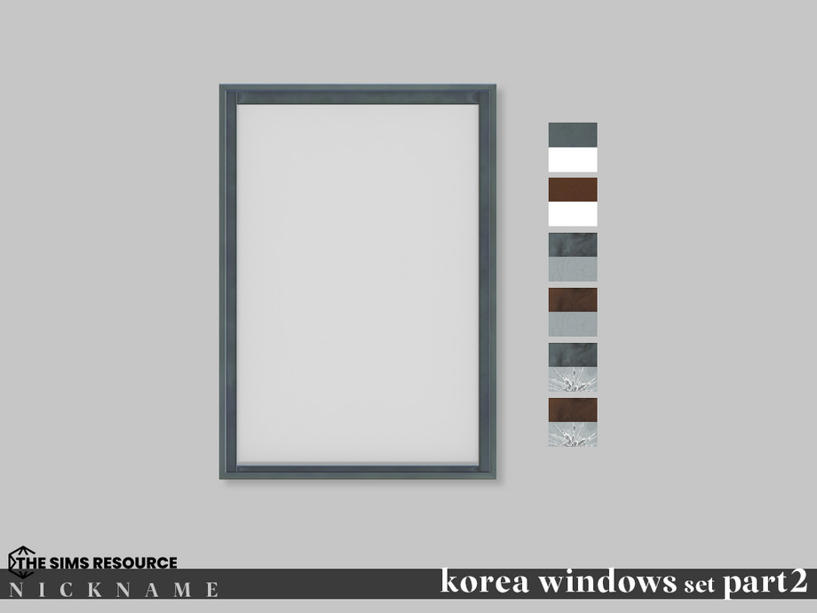 The Sims Resource - korea windows set_2x3 V1