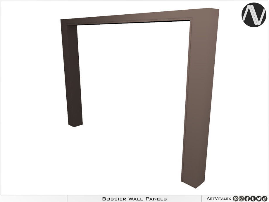 The Sims Resource | Bossier Big Wall Niche Tall