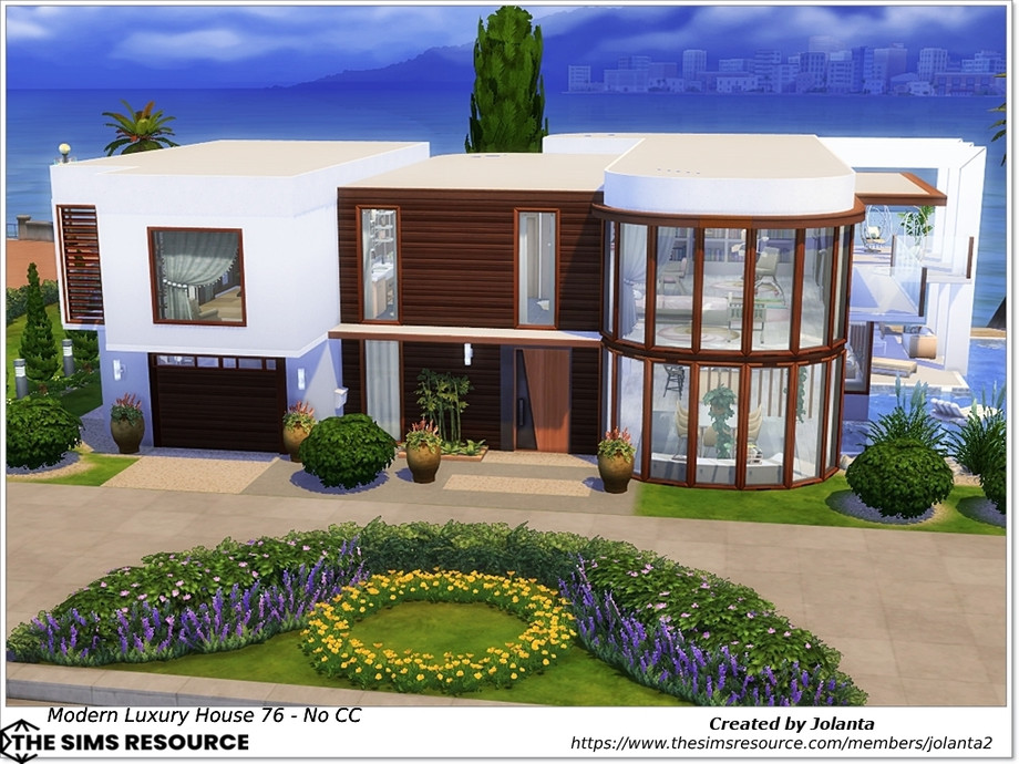 The Sims Resource | Modern Luxury House 76 - No CC