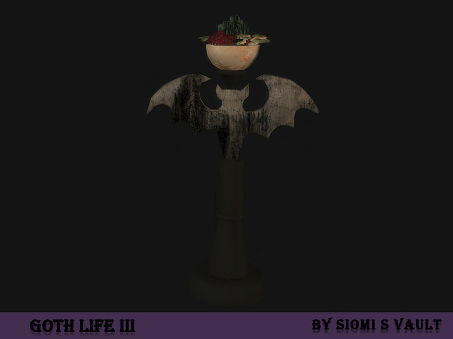 The Sims Resource | Goth Life III - Plant pot