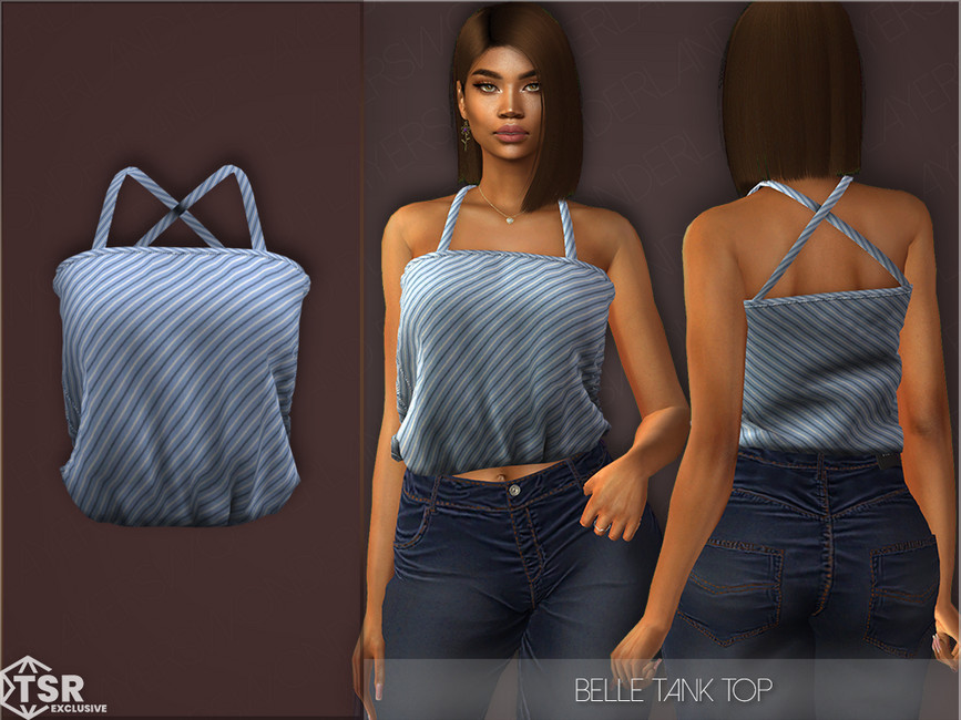 The Sims Resource - Belle Tank Top