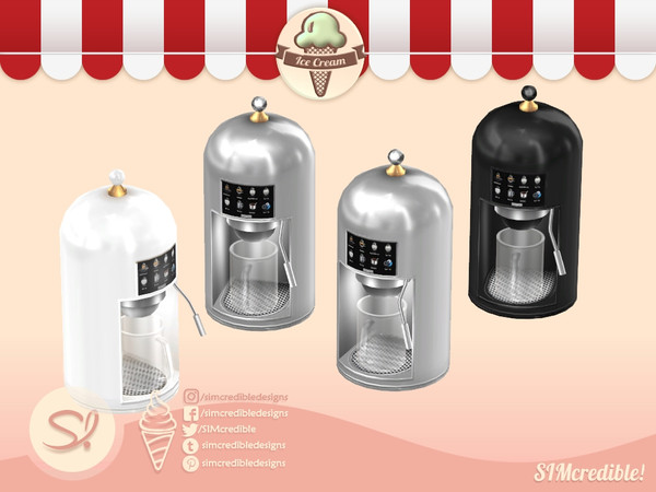 The Sims Resource - Gelatteria Coffee Maker Espresso