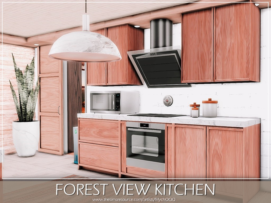 The Sims Resource - Forest View Kitchen