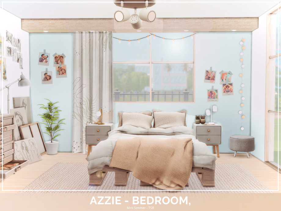 The Sims Resource | Azzie Bedroom - TSR Only CC