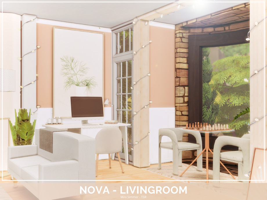 The Sims Resource | Nova Livingroom - TSR Only CC