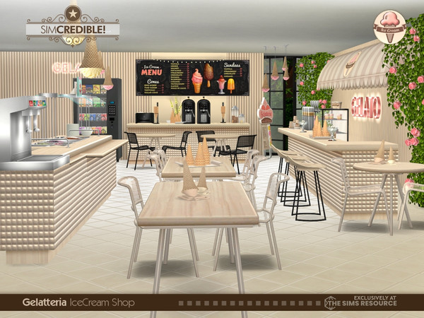 The Sims Resource - Gelatteria decor coffee can