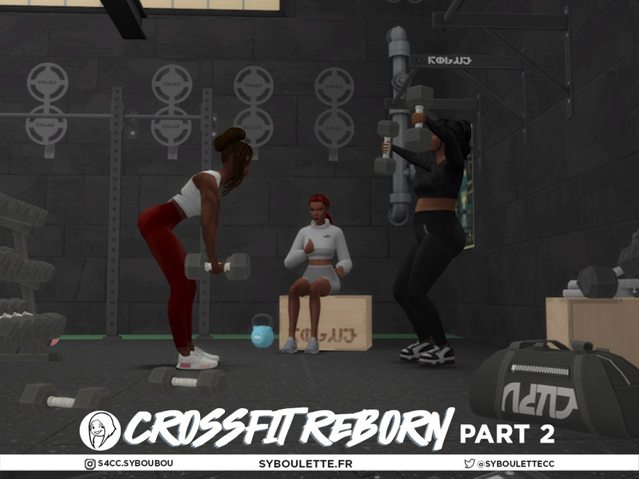 The Sims Resource | Crossfit Reborn - Dumbbells pile decor