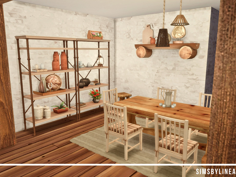 The Sims Resource | Rustic Living Room