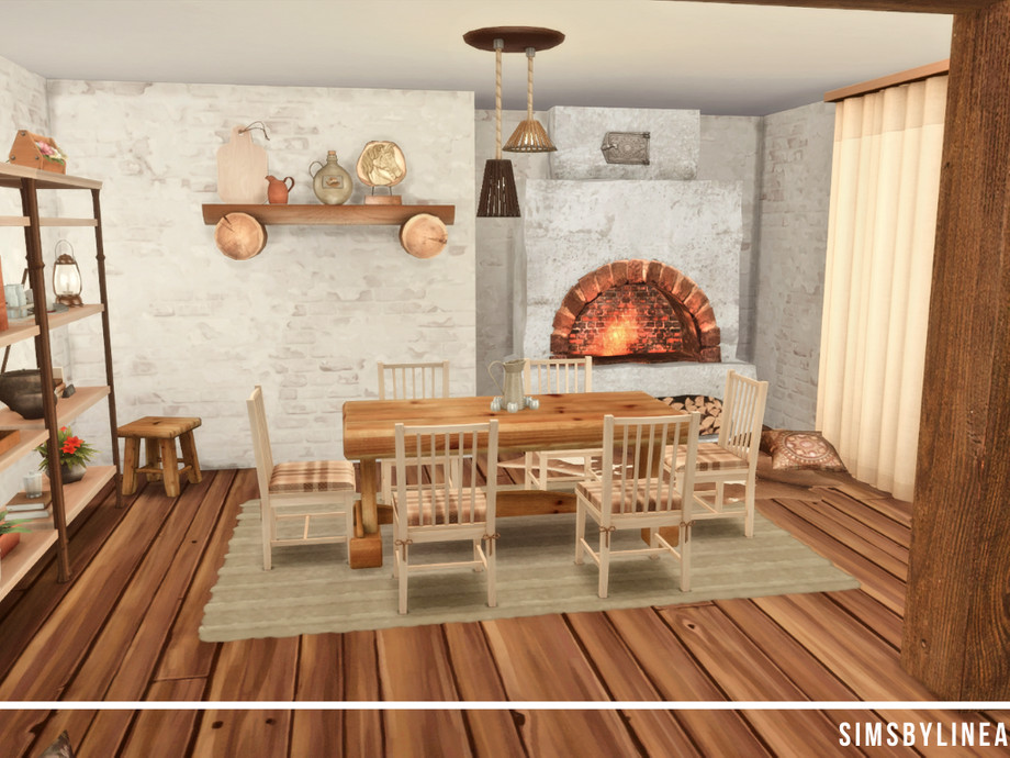 The Sims Resource | Rustic Living Room