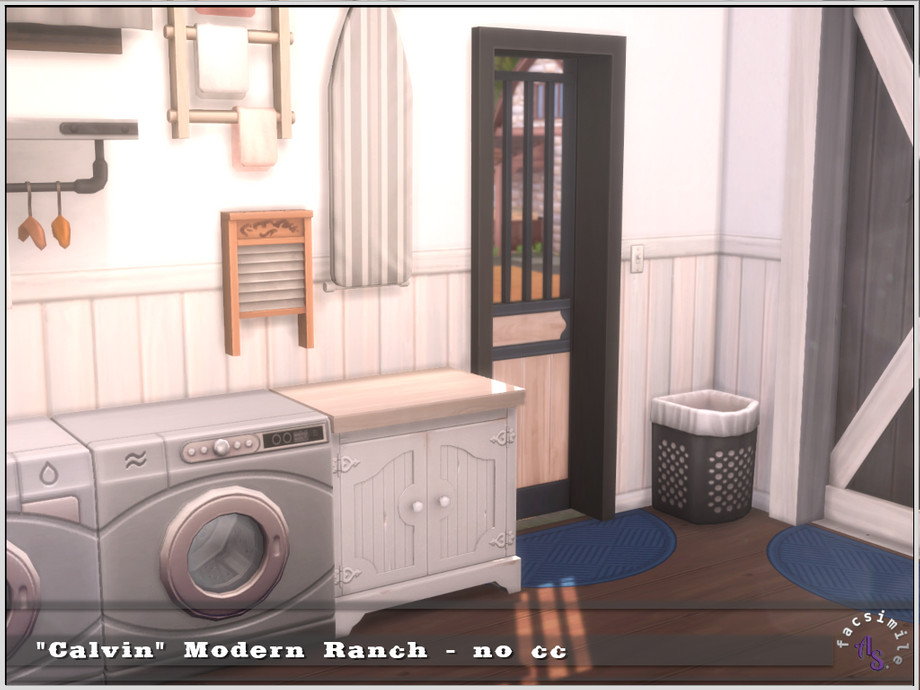 The Sims Resource | "Calvin" Modern Ranch (no cc)