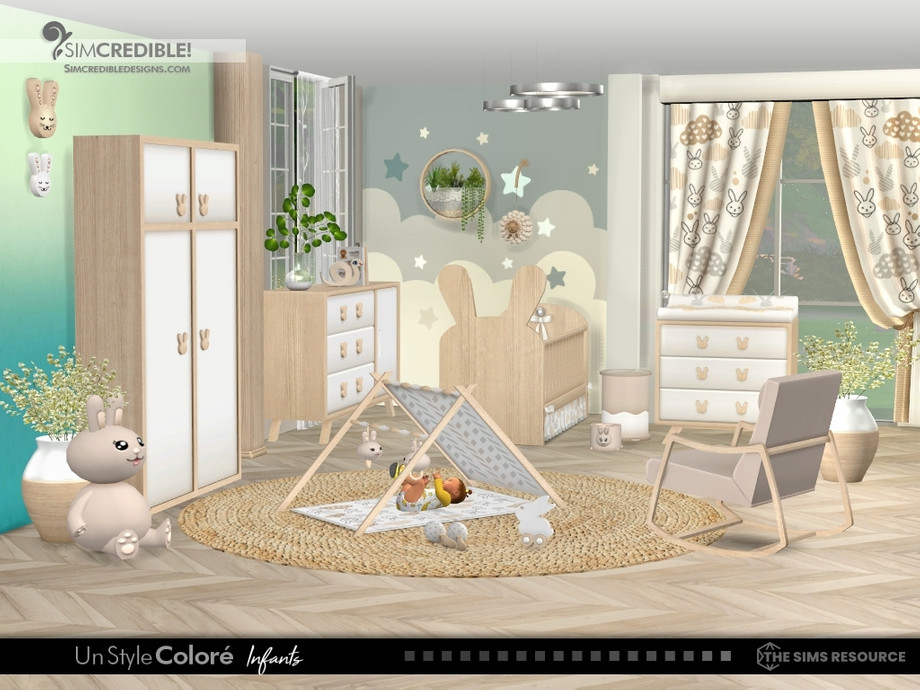 The Sims Resource | Un Style Colore Rocking chair