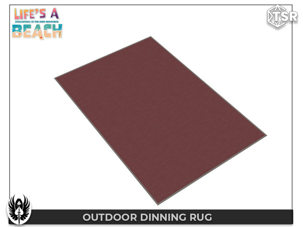 The Sims Resource | Nemesis_im - Outdoor Dinning Rug