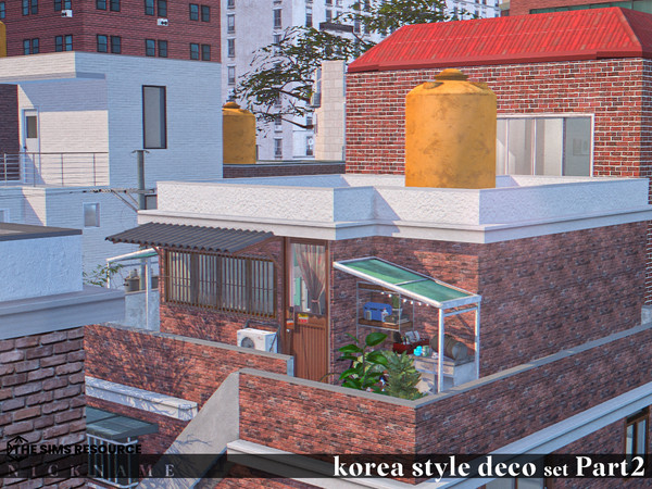 The Sims Resource | korea style deco set_Plastic Basin V2