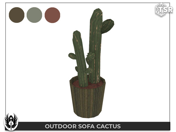 The Sims Resource | Nemesis_im - Outdoor Sofa Cactus