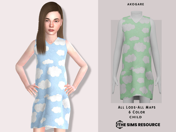 The Sims Resource | Amaya Dress