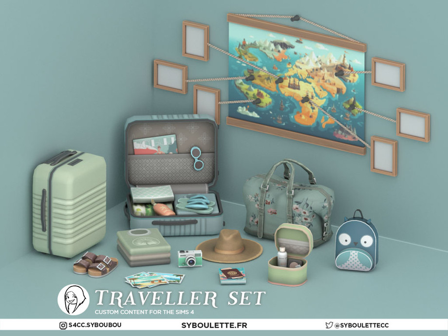 The Sims Resource | Traveller - Kid backpack (basegame decor)