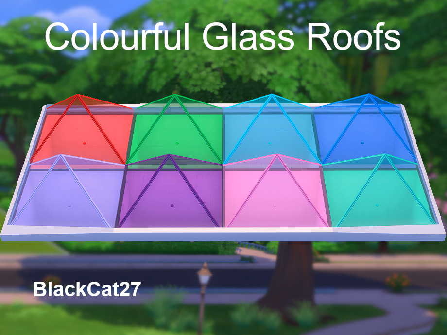 The Sims Resource | Colourful Glass Roof
