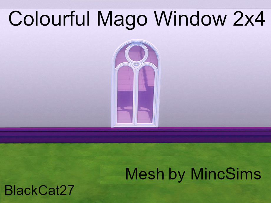 The Sims Resource | Colourful Mago Window 2x4